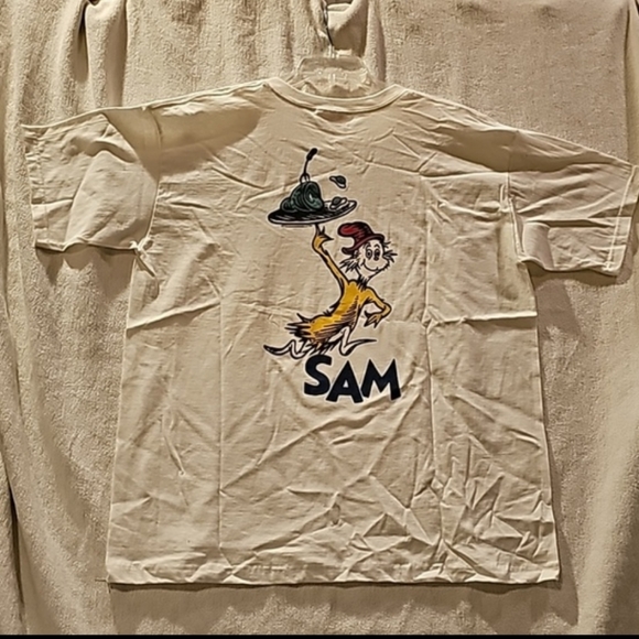 Dr. Seuss | Shirts | Mens L 994 Green Eggs And Ham Dr Seuss Sam Shirt ...